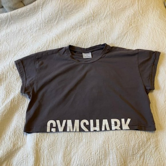 Gymshark | Tops | Gymshark Cropped Grey Top | Poshmark